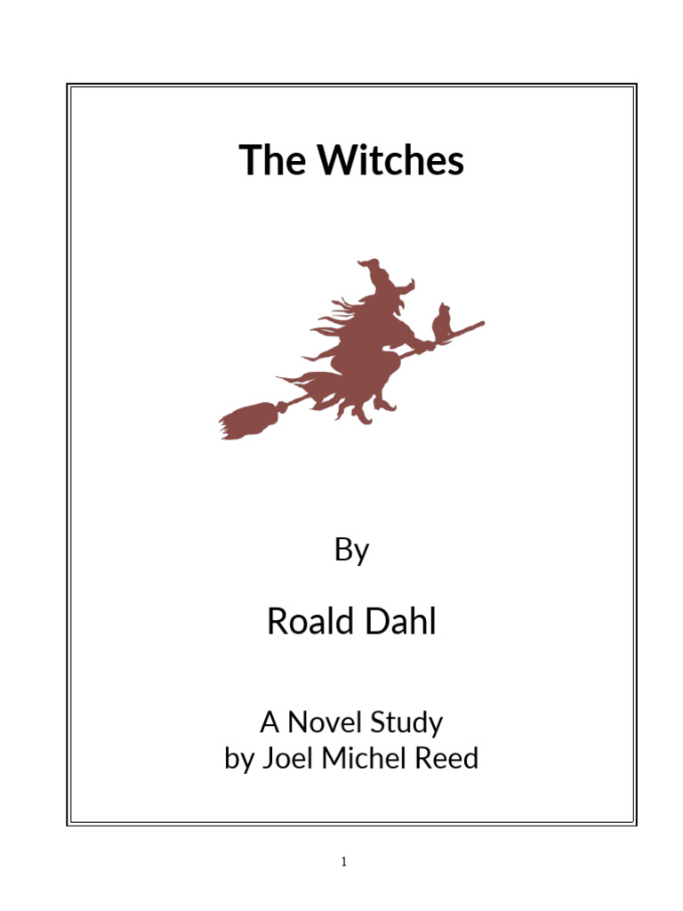 The Witches Novel Study Preview | PDF