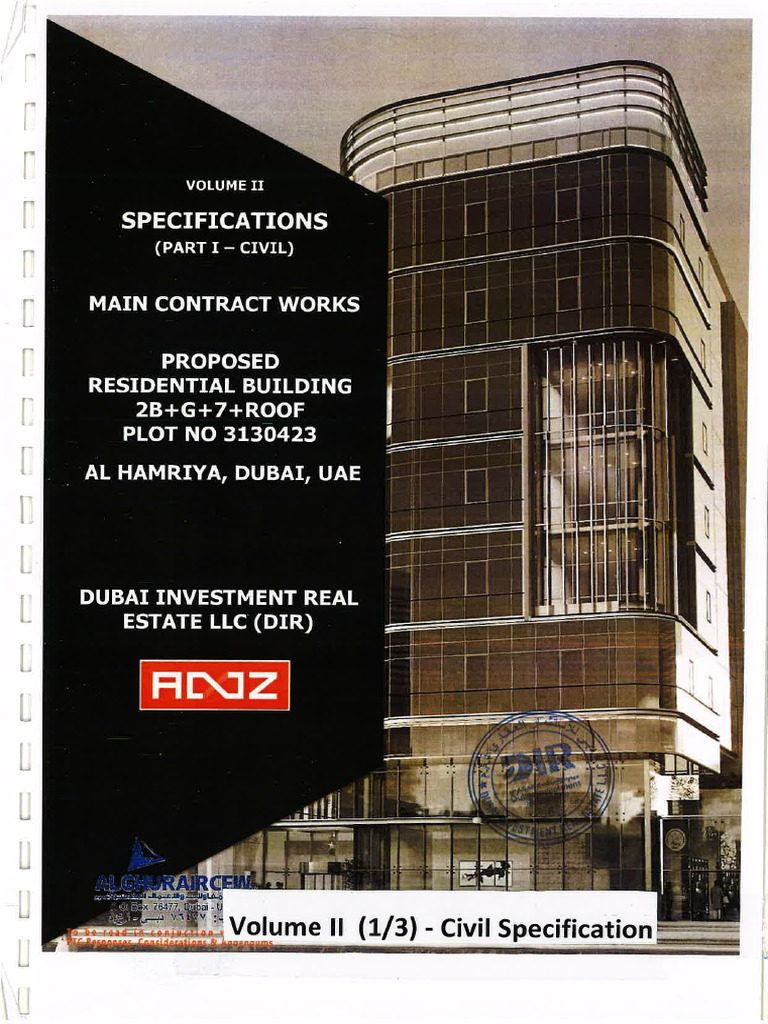 Architectural Specification Pdf