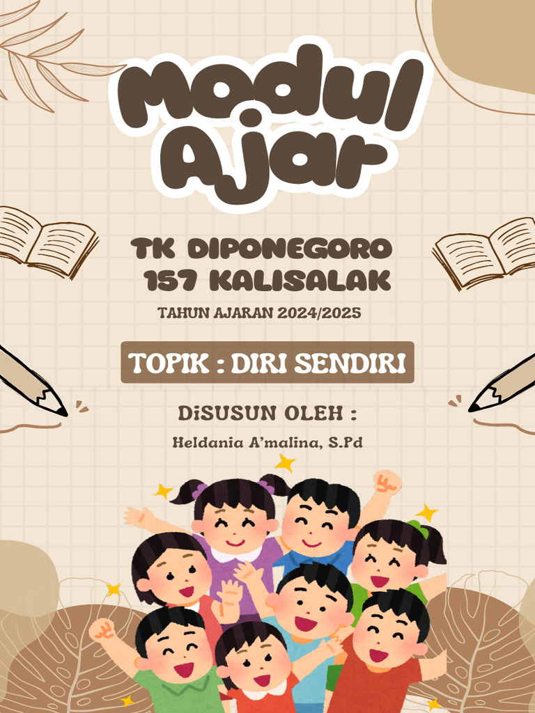Modul Ajar Minggu 1 Kelas B TK Diponegoro 157 Kalisalak | PDF