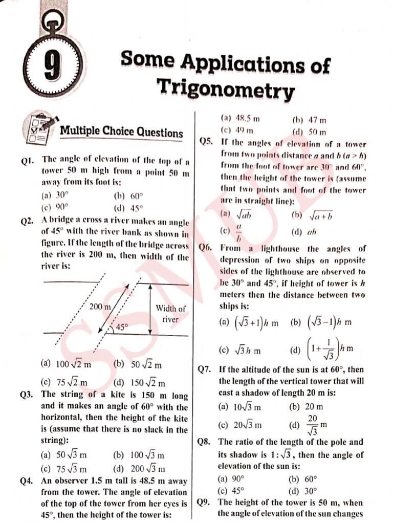 CH 9 Applications of Trigonometry | PDF