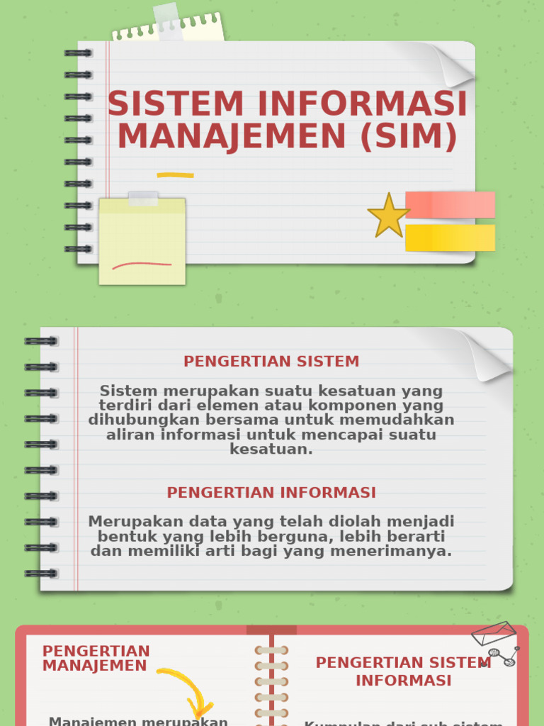 Sistem Informasi Manajemen (Sim) | PDF
