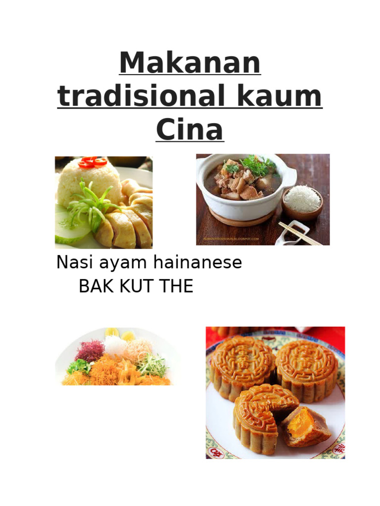 Makanan Tradisional Kaum Cina | PDF Makanan Tradisional Kaum Cina | PDF
