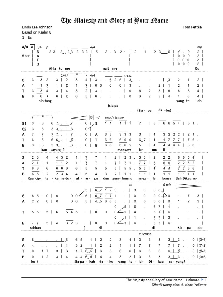 Lagu Menatap Langit dan Pujian Tuhan | PDF