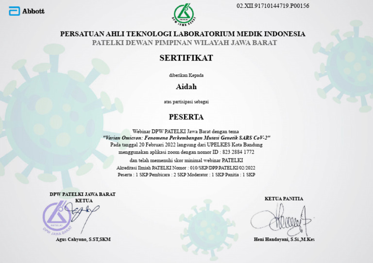 Varian Omicron Fenomena Perkembangan Mutasi Genetik SARS CoV-2 - Compressed | PDF