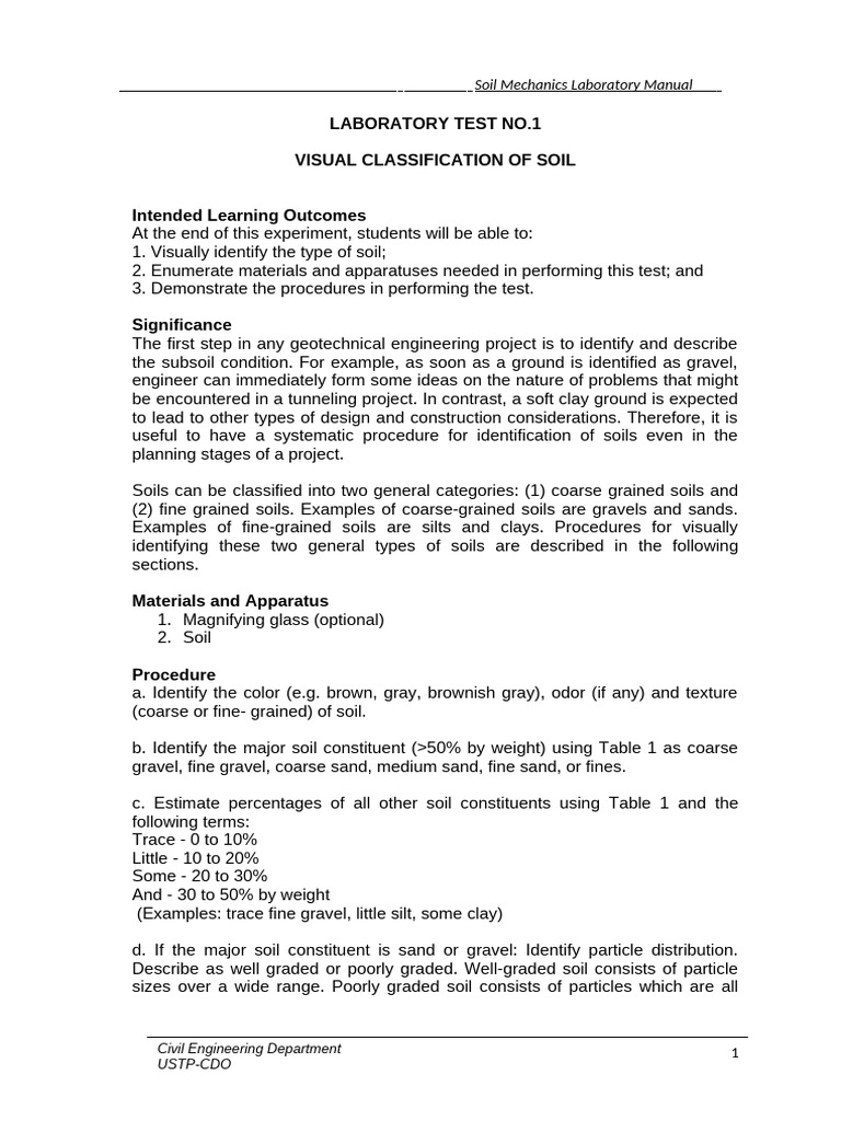 Group 2 Laboratory Test Combined 1 | PDF | Silt | Home & Garden