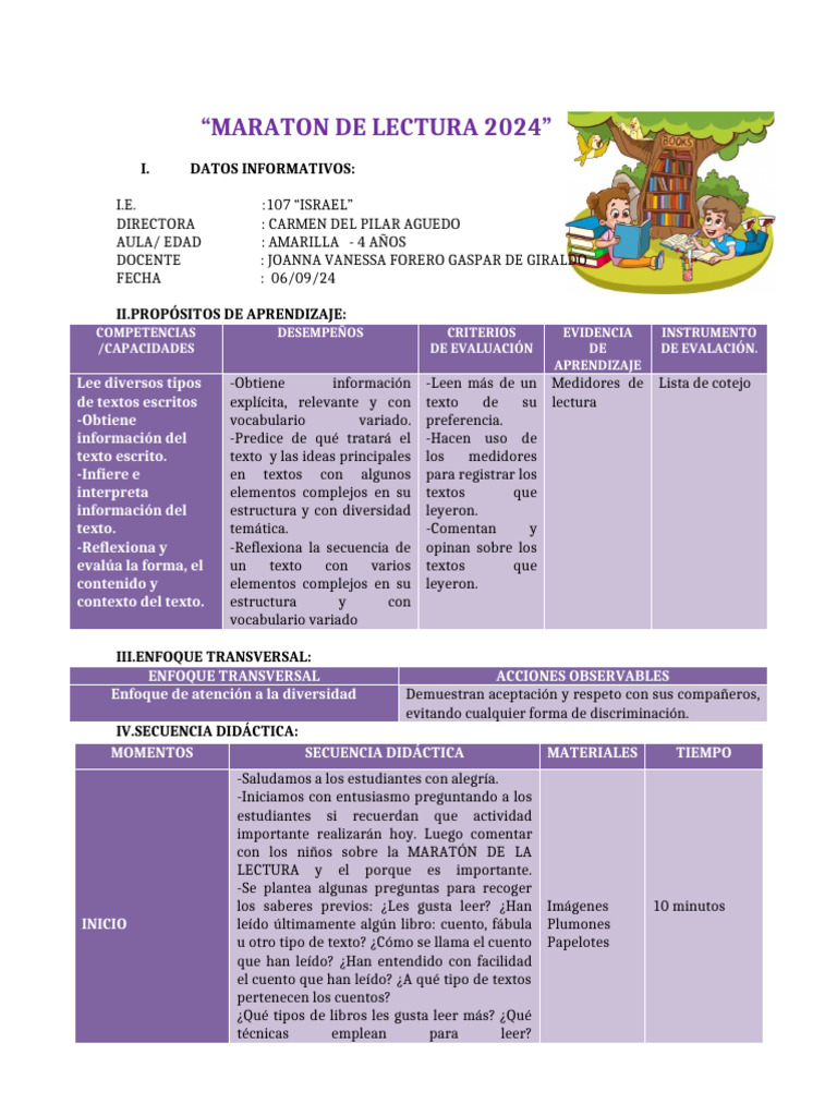 Maraton de de Lectura 2024 | PDF