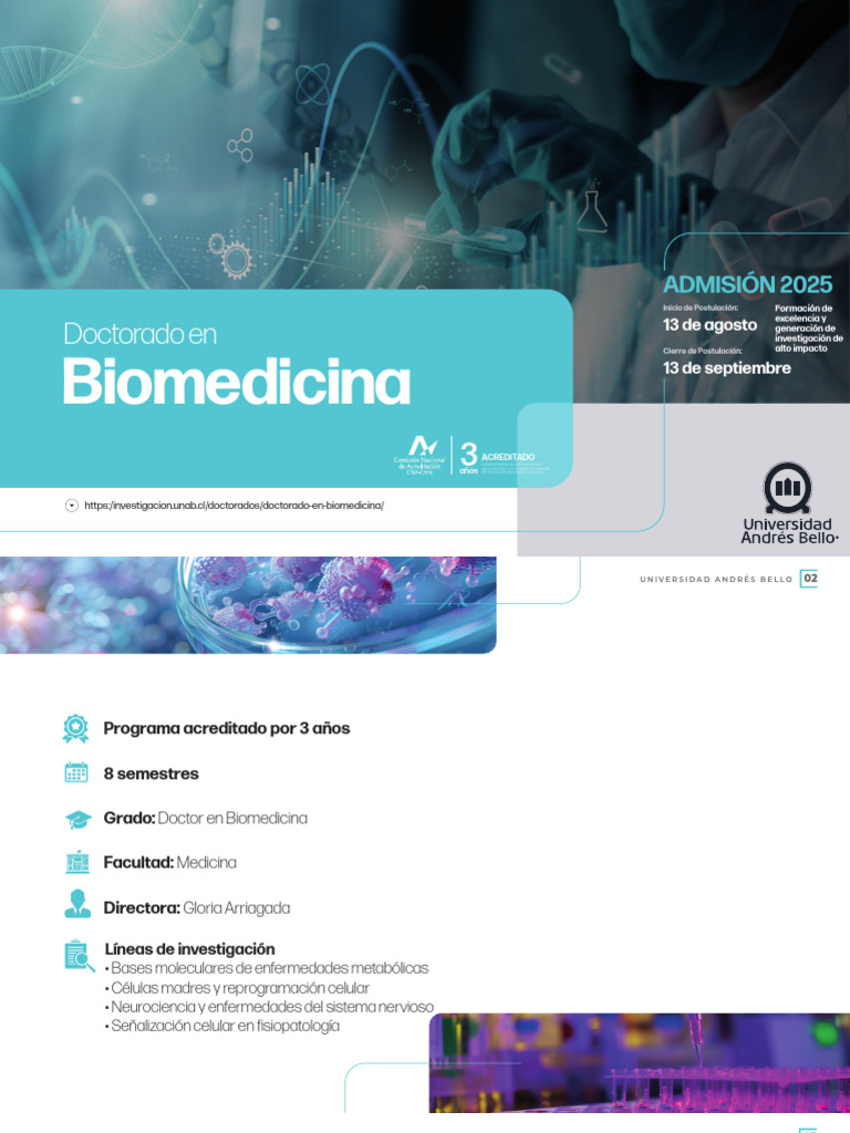 Doctorado Biomedicina2025 | PDF