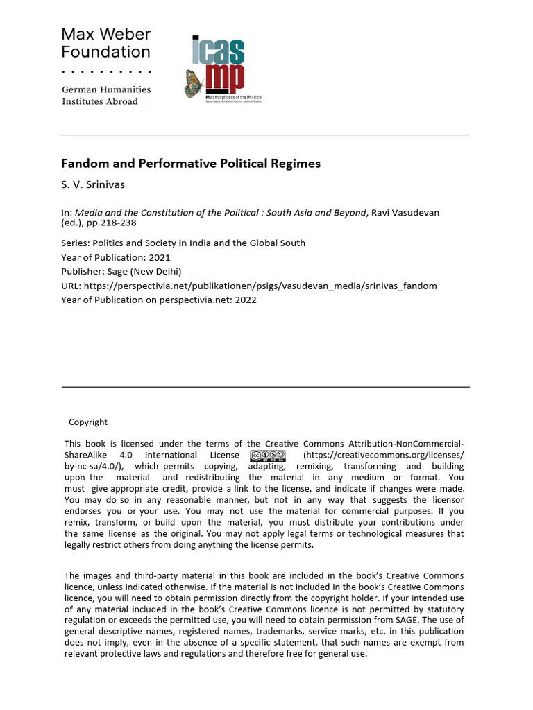 Srinivas Fandom | PDF