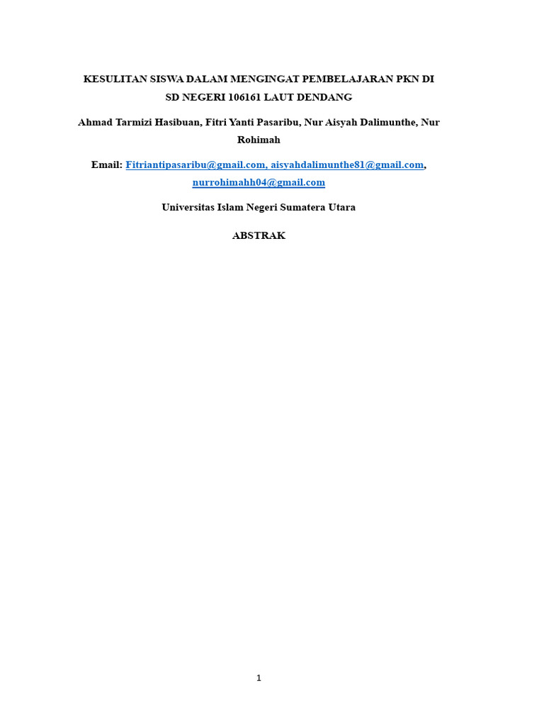 Jurnal PKN 10 Kami | PDF | Cognition | Career & Growth