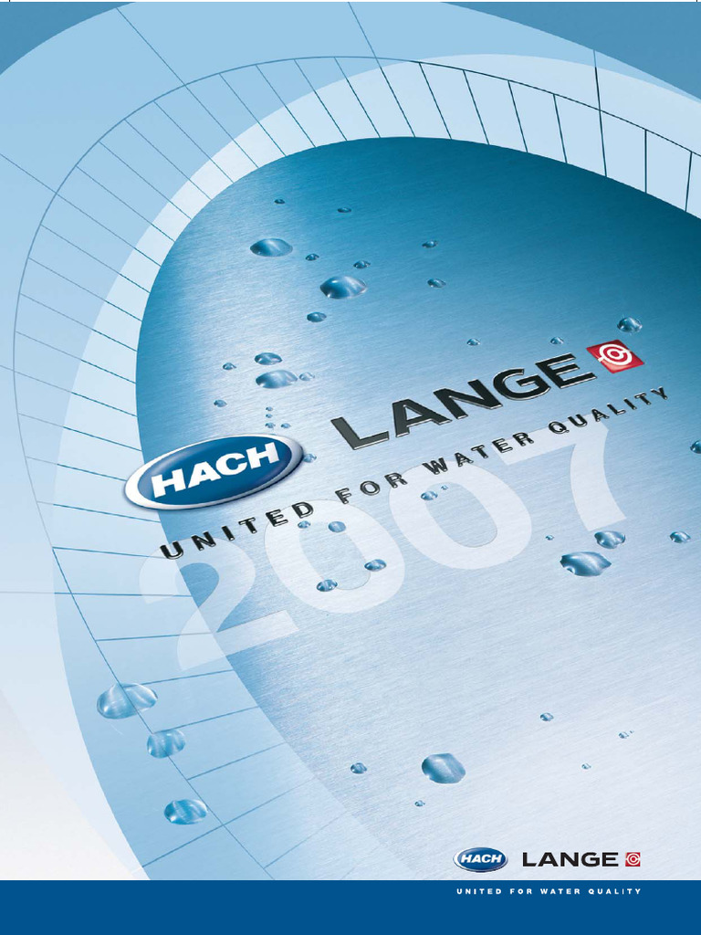 HACH LANGE Product Catalog | PDF