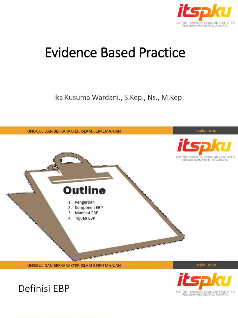 Konsep Dasar EBP | PDF