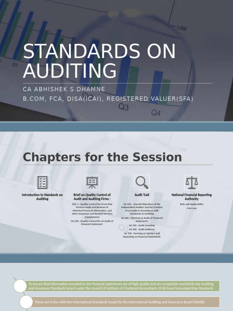 Standards On Auditing | PDF