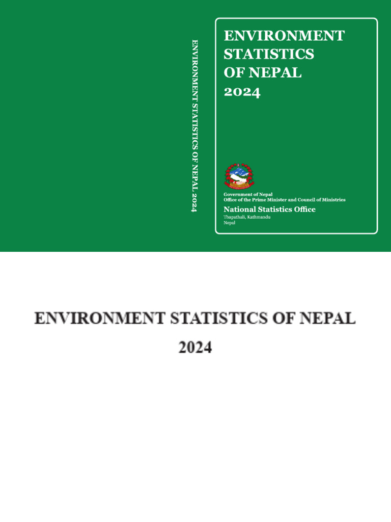 Environment Statistics of Nepal 2024 | PDF