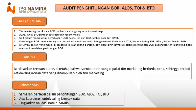 Audit Data Bor Alos Toi Bto | PDF