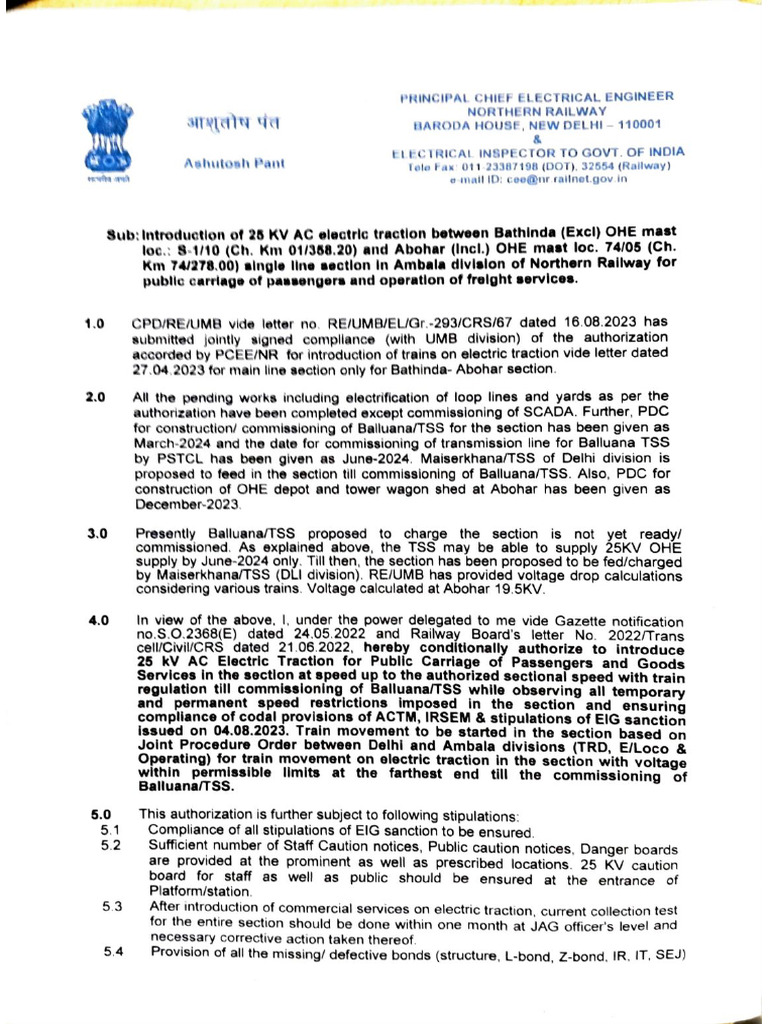 Authorisation of BTI-ABS Section | PDF