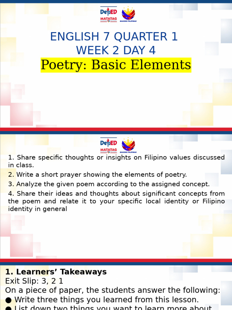 English 7 PPT Week 2 Day 4 | PDF | Language Arts & Discipline | Science ...