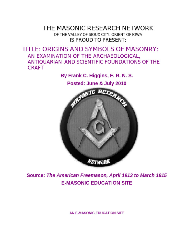 Masonic | PDF