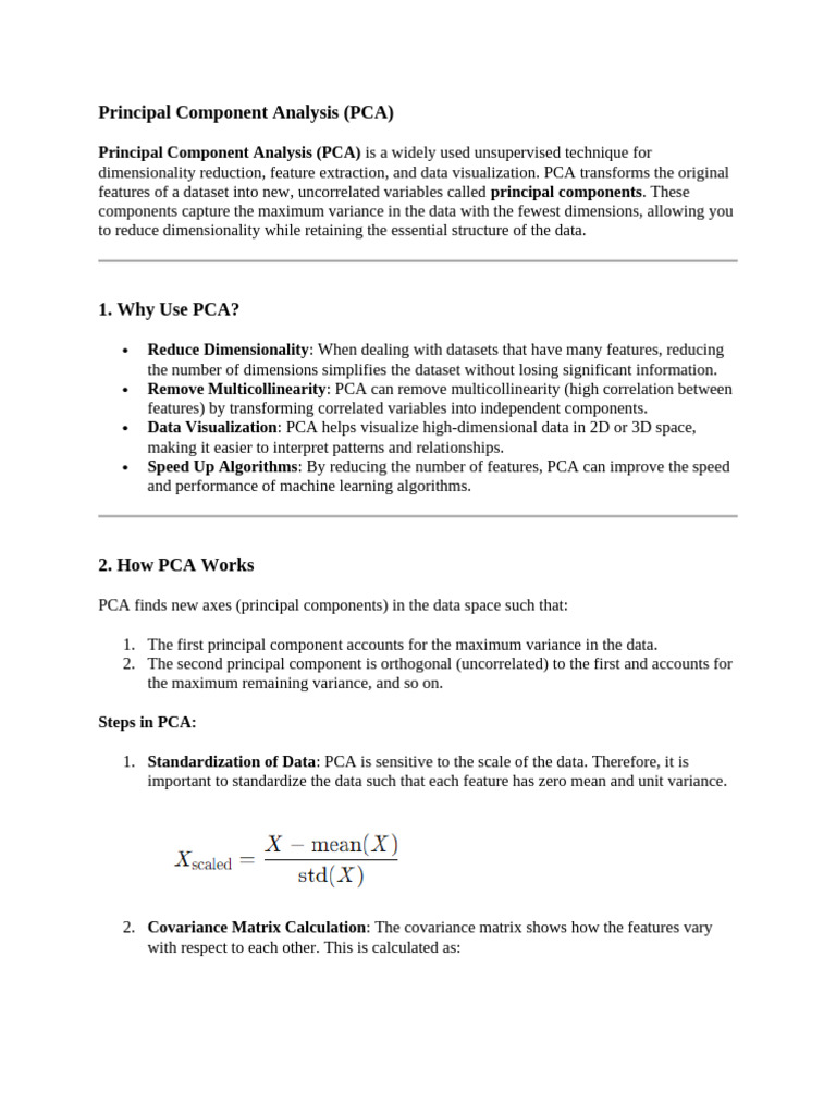 Principal Component Analysis | PDF | Principal Component Analysis | Teaching Methods & Materials