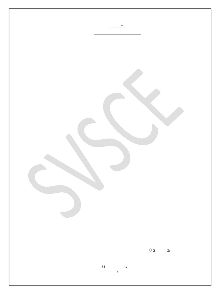 Ma3355 QB Unit 1 | PDF