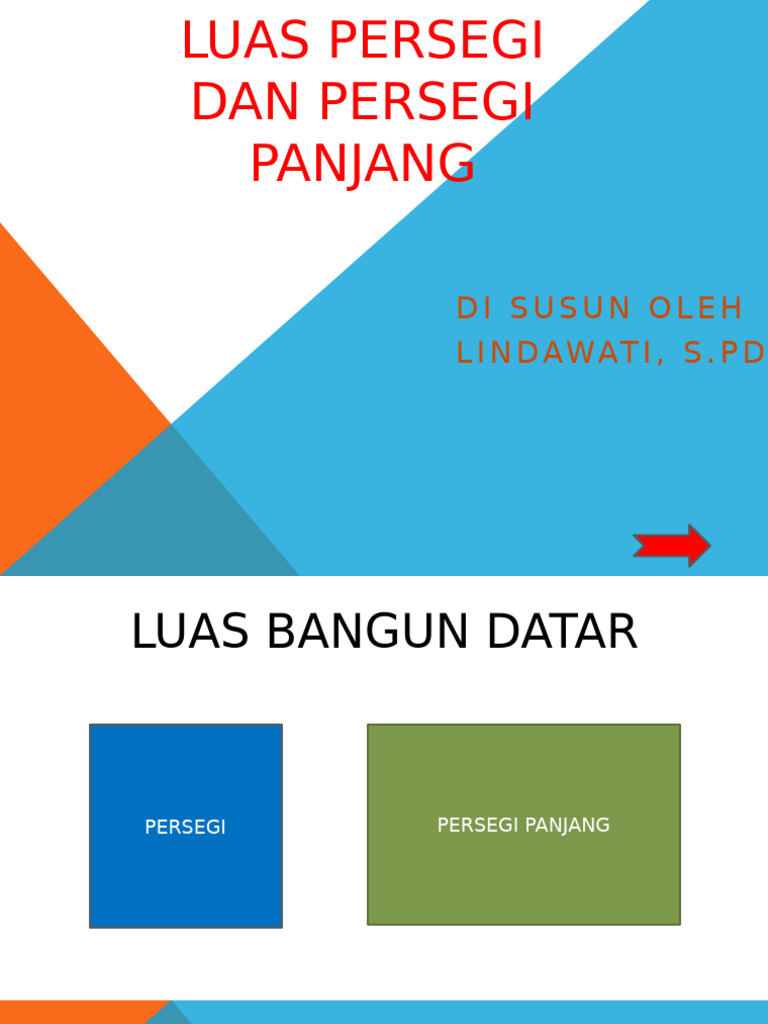 Luas Persegi & Persegi Panjang | PDF