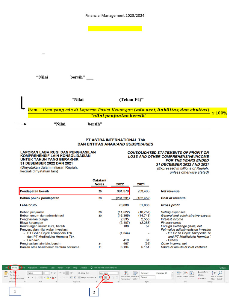 Step Percentage of Sales | PDF