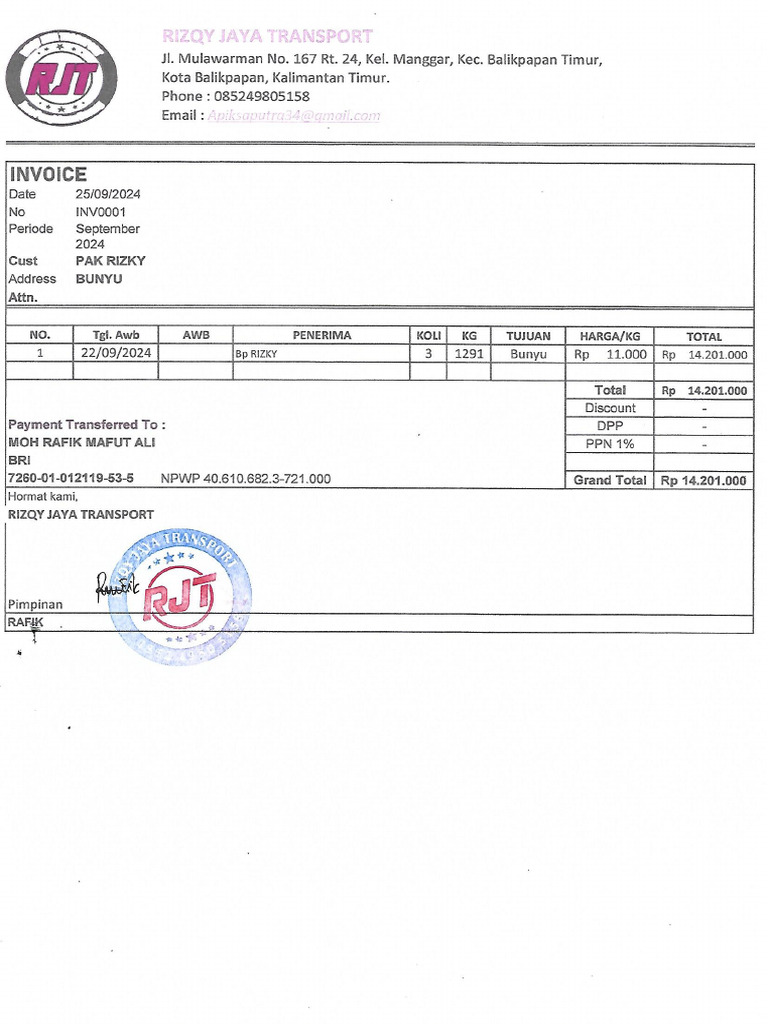 SCAN Pak Rizky | PDF