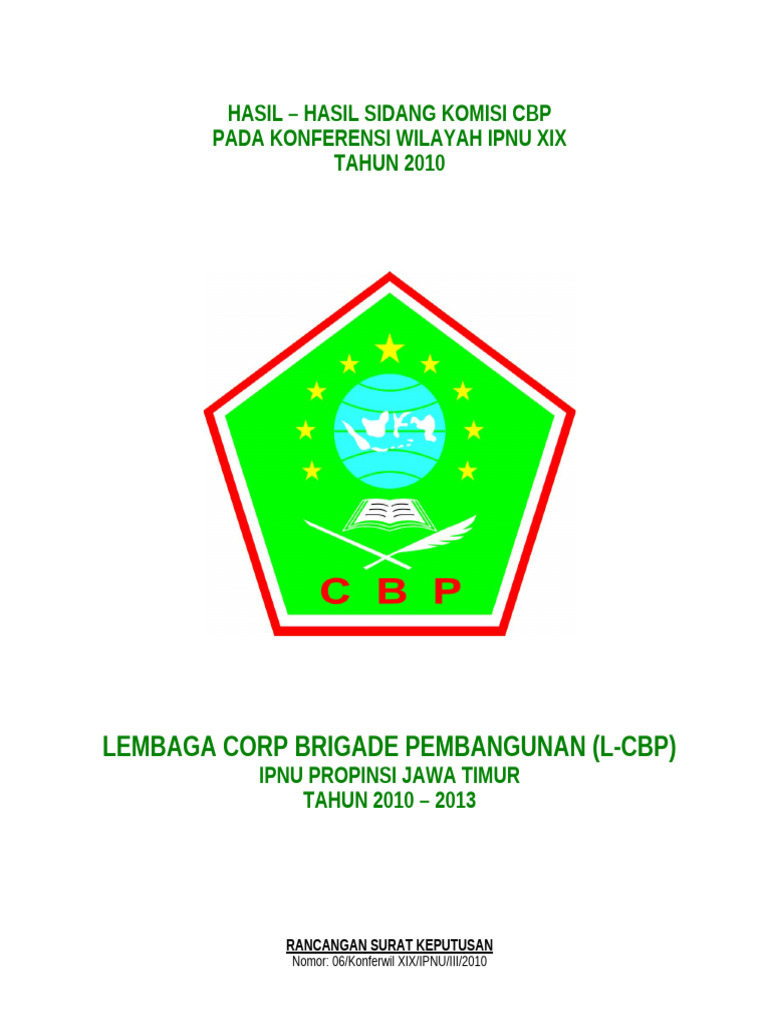 Draft Komisi CBP | PDF