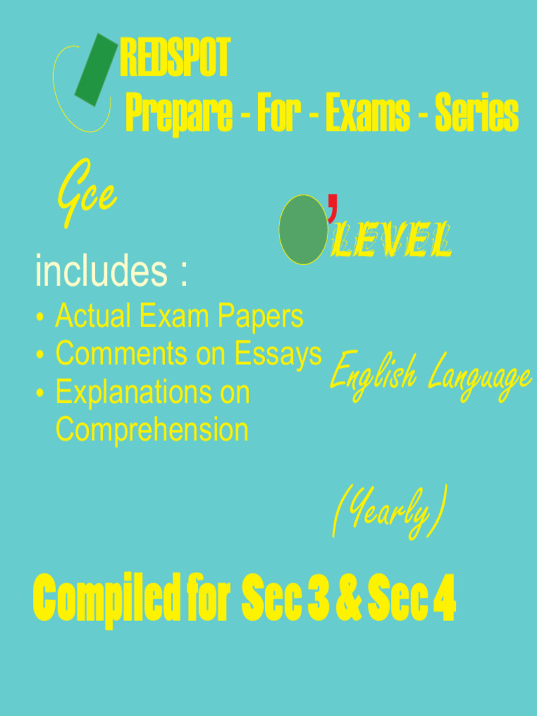English Redspot O Level | PDF