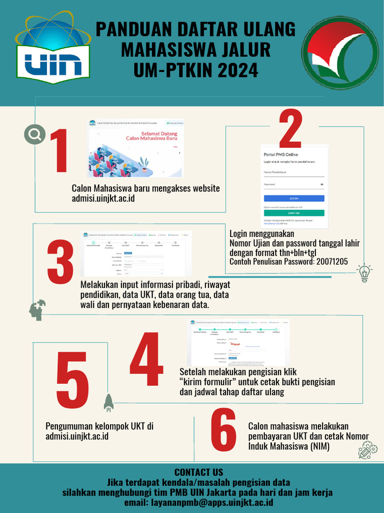 Panduan Dafar Ulang Um-Ptkin 2024 (Revisi) 35797 | PDF