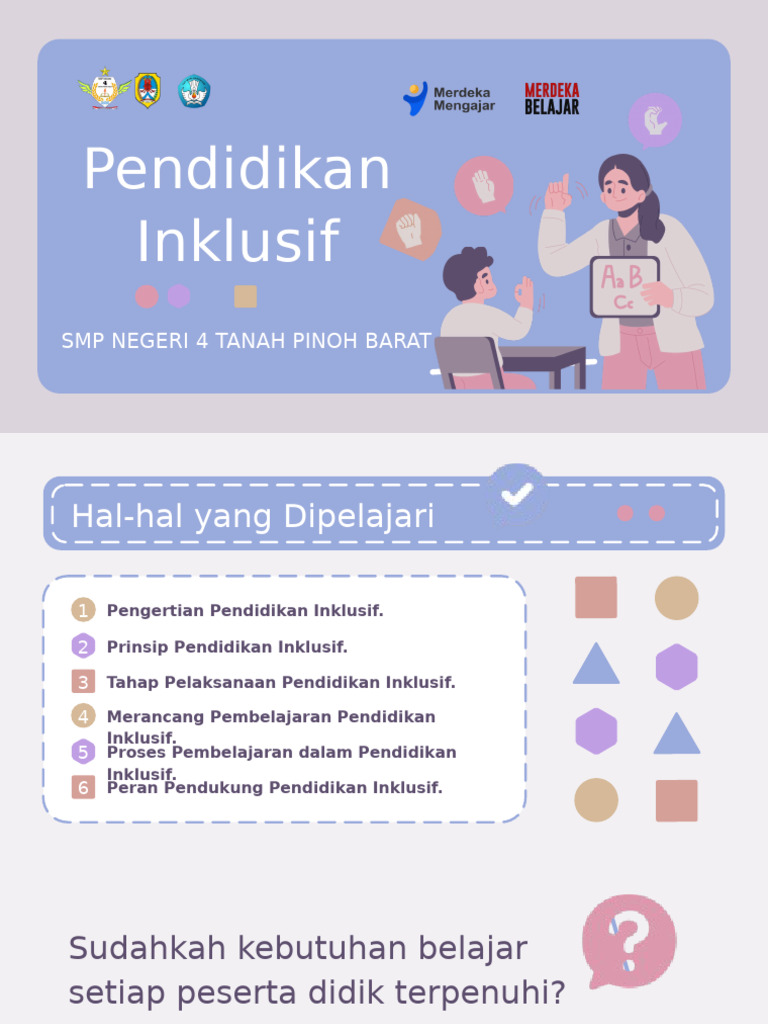Pendidikan Inklusif | PDF