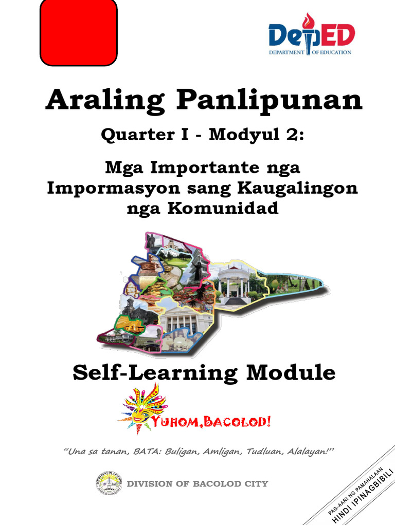Araling Panlipunan: Self-Learning Module | PDF