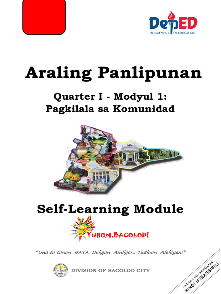 Araling Panlipunan: Self-Learning Module | PDF