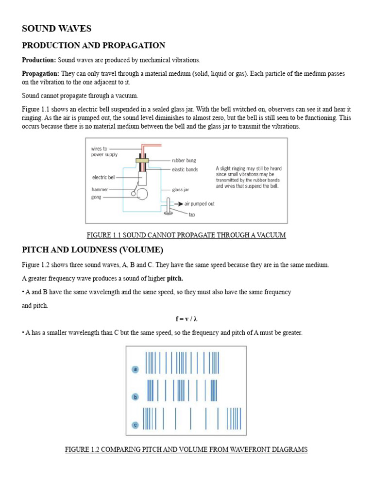 SOUND WAVES Physics Form5 PDF | PDF