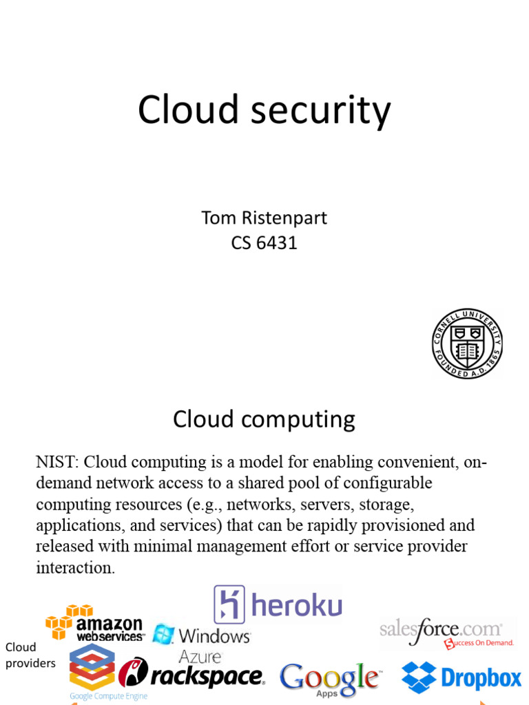 Cloud Security | PDF