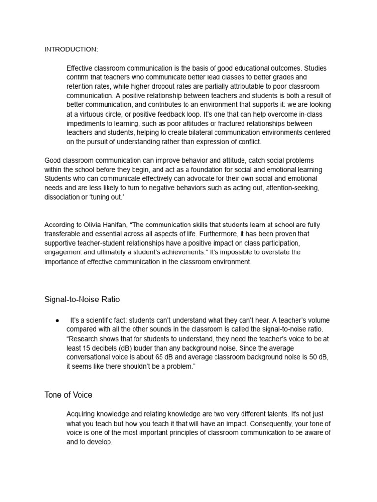 Output of The Study | PDF