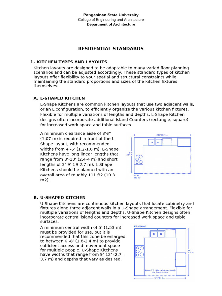 Residential Standards | PDF