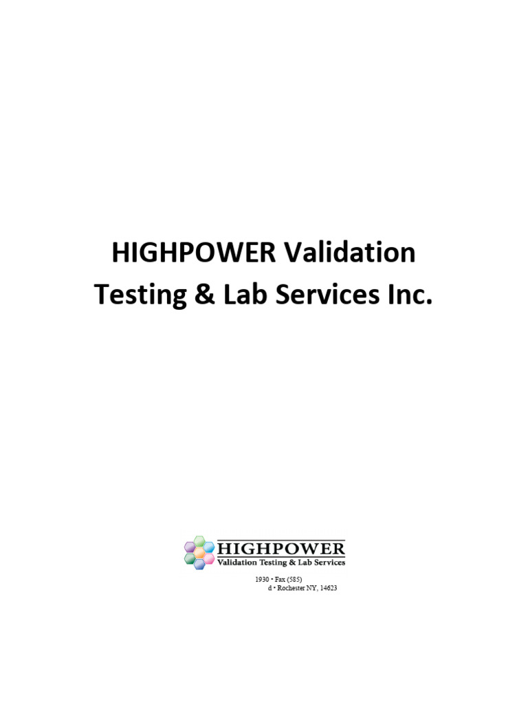 HP ISO 17025 Quality Manual | PDF