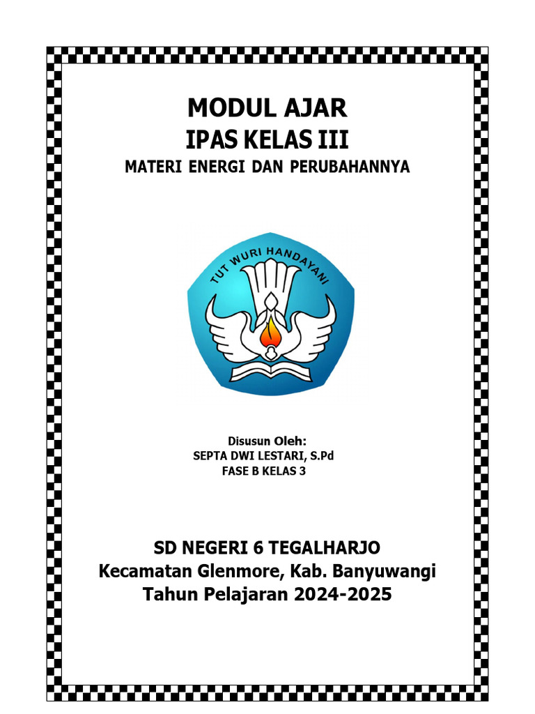 MODUL AJAR IPAS KELAS 3 Semester 1 2024-2025 | PDF