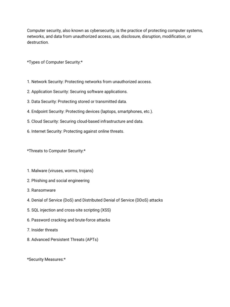 Computer Security | PDF