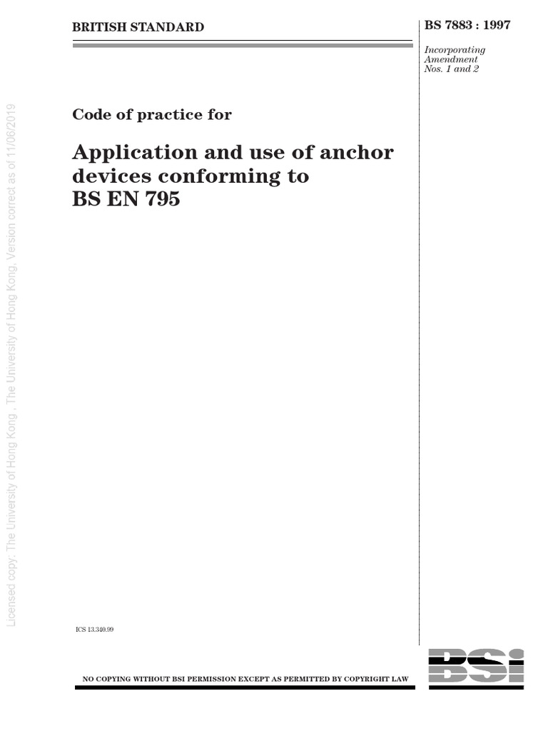 BS 7883-1997 | PDF