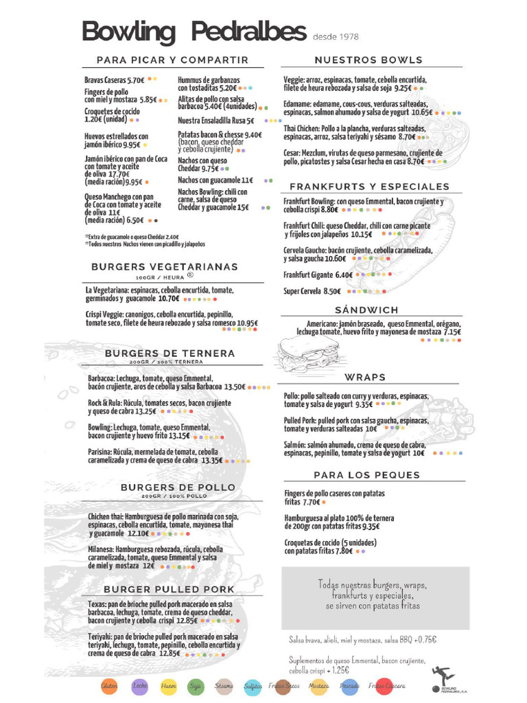 Carta Restaurante bp24 | PDF