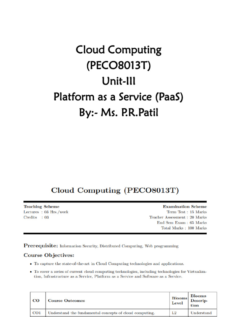 CC Unit-3 | PDF