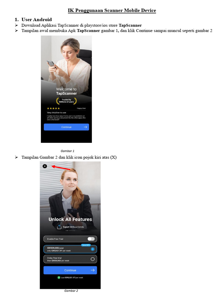 IKA Penggunaan Scanner Mobile Device | PDF