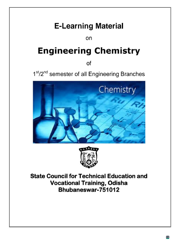 Engineering Chemistry 1ST YEAR LM | PDF