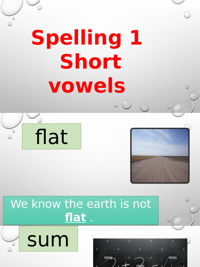 Q1 Spelling 1 Short Vowels | PDF