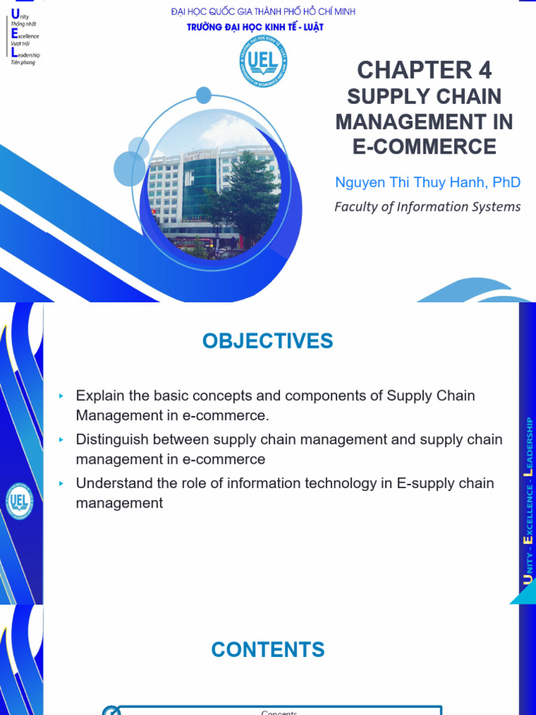 CHAPTER 4 SCM in E-Commerce | PDF