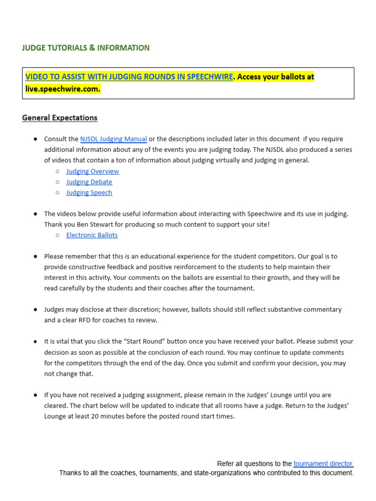 HS Speech Info Judging | PDF | Public Speaking | Career & Growth