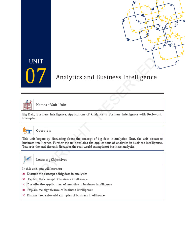 MBA Business Analytics 07 | PDF
