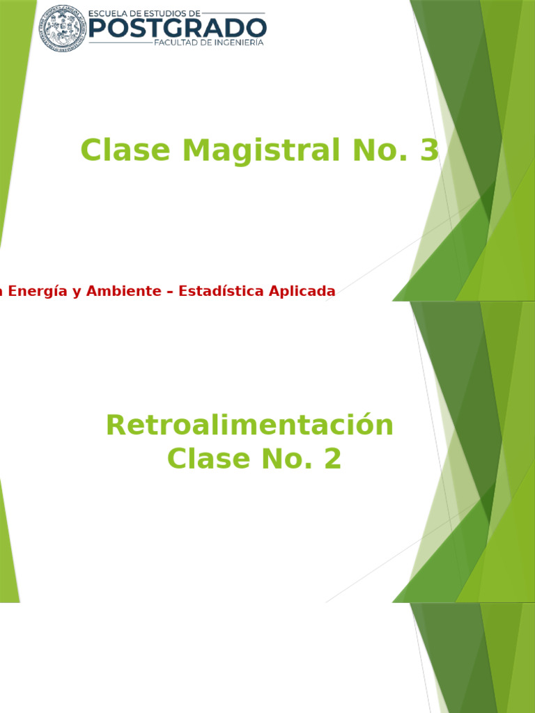 Presentación Clase 3 MEA | PDF