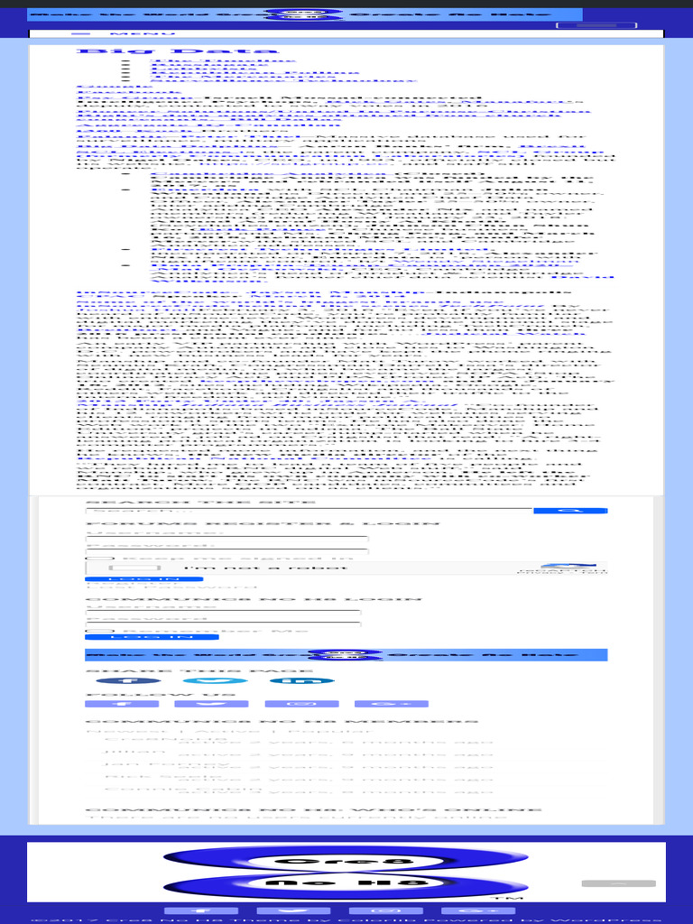 Big Data - Cre8 No H8 | PDF